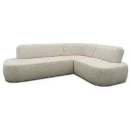 DOMO collection Domo Sofa 200 029 - 280x214x81cm - schwarz - Polyester / Baumwolle / Holz