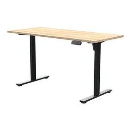 Schildmeyer Tchibo - Elektrischer Schreibtisch &raquo;Emmik L138&laquo; - 138x60x72,7cm - schwarz - Holz / Metall