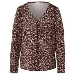 Tchibo - Bedrucktes Blusenshirt aus Modal-Mix - Damen - Gr. L - schwarz/print