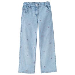 Topolino M&auml;dchen Straight-Jeans mit Bio-Baumwolle