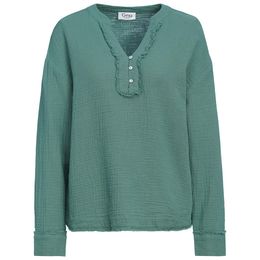 Gina Damen Musselin-Bluse aus Bio-Baumwolle