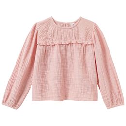 Topolino M&auml;dchen Musselin-Bluse mit R&uuml;schen