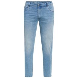 VanVaan Herren Relaxed-Jeans mit Used-Waschung