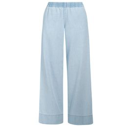 Gina Damen Wide-Leg-Jeans mit Elastikbund
