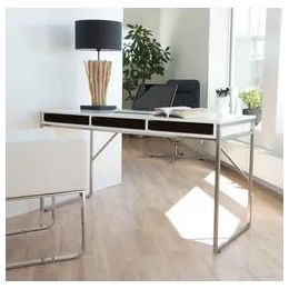 Schreibtisch HAMMEL FURNITURE "Mistral B&uuml;rotisch, Arbeitstisch, Tisch, Computertisch", schwarz (schwarz gebeizt), B:137,4cm H:75cm T:60cm, Tische, Schreibtisch, mit Gestell, B: 137,4 cm, Designm&ouml;bel