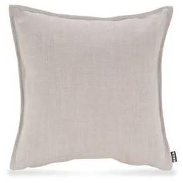 HOCK Dekokissen H.O.C.K. "Manhattan", beige (beige, bedruckt), B:45cm L:45cm, Polyester, Dekokissen_Sitzkissen_Kissenh&uuml;llen, 45x45 cm, Kissenh&uuml;lle mit F&uuml;llung, 1 St&uuml;ck