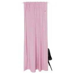 Vorhang Esprit "Neo" Gr. 1, bunt (flieder, rosa, mauve), B:130cm H:250cm, Baumwolle, Gardinen, aus Baumwolle, blickdicht