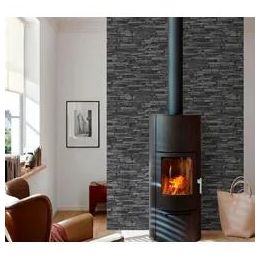 Livingwalls Vliestapete LIVING WALLS "Best of Wood`n Stone 2nd Edition", grau (grau anthrazit schwarz), B:0,53m L:10,05m, Vinyl, Vlies, Tapeten, Modern Tapete Stein Tapeten Wohnzimmer Schlafzimmer Flur Design Optik