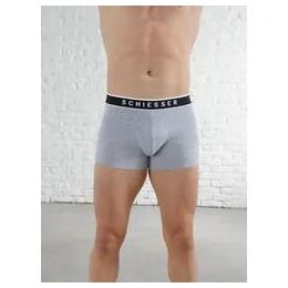 Panty Schiesser, Herren, Gr. 6, 3 Stk., grau, 95% Baumwolle, 5% Elasthan, Unterhosen Panty