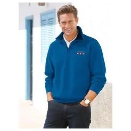 Fleeceshirt Catamaran "Fleecepullover", Herren, Gr. 52/54, blau (royalblau), 100% Polyester, unifarben, Shirts