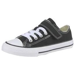 Sneaker Converse "CHUCK TAYLOR ALL STAR 1V EASY-ON Ox", Kinder, Gr. 31, schwarz, Textil, Schuhe Skaterschuh Canvassneaker Sneaker low, mit Klettverschluss