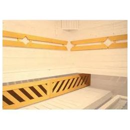 Sauna-R&uuml;ckenlehne Weka "Komfortpaket 1", beige (natur), Massivholz, R&uuml;ckenlehnen, 2-tlg.