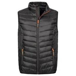 Steppjacke LPO "GILMOUR VEST VII MEN", Herren, Gr. L (52), schwarz, 100% Polyester, bequem, mit innenliegendem Gummizug, Jacken Steppjacke, auch in Gro&szlig;en Gr&ouml;&szlig;en erh&auml;ltlich