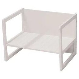 Sitzbank Roba "Sitzbank/Tisch Kombination, wei&szlig;", wei&szlig;, Sitzb&auml;nke, Kinder, B/H/T: 57cm x 44cm x 44cm, MDF, Sitzbank, B:57cm H:44cm T:44cm