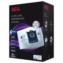 AEG Staubsaugerbeutel "s-bag Megapack f&uuml;r AEG VX9 GR210SM", wei&szlig; (wei&szlig;, blau), Staubbeutel, 5l F&uuml;llmenge