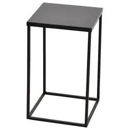 Beistelltisch Inosign, schwarz (schwarz, schwarz, schwarz, 50), B:30cm H:50cm T:30cm, Dezent im Design und hochwertig in der Verarbeitung sorgt der moderne Beistelltisch &raquo;&laquo; aus Metall f&uuml;r einen geschmackvollen Einrichtungsakzent. Ob du im Vintage Stil modern oder rustikal eingerichtet bist, dieser Tisch passt zu verschiedenen Wohnstilen. Seine moderne matte Oberfl&auml;chenoptik ist vielseitig kombinie