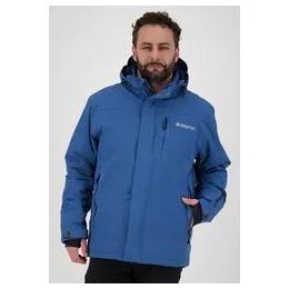Winterjacke DEPROC ACTIVE "MONTREAL MEN", Herren, Gr. S (48), blau (navy), 96% Polyester; 4% Elasthan, Windstopperb&uuml;ndchen mit Daumenl&ouml;chern,mit Schneefang,mit verstellbarem Klettverschluss, Jacken Winterjacke, auch in Gro&szlig;en Gr&ouml;&szlig;en erh&auml;ltlich