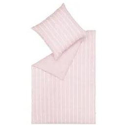 Bettw&auml;sche Esprit "Harp Stripe in Gr. 135x200, 155x220 oder 200x200 cm", rosa (rosa, pink, rose), B/L: 200cm x 200cm, 1 Stk., 2 Stk., Renforc&eacute;, B/L: 80cm x 80cm & 80cm x 80cm, 3 Stk., Renforc&eacute;, Obermaterial: 100% Baumwolle, Bettw&auml;sche, Bettw&auml;sche, Bettw&auml;sche aus Baumwolle, gestreifte Bettw&auml;sche mit Wendeoptik