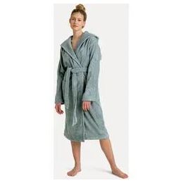 M&ouml;ve Unisex-Bademantel M&Ouml;VE "Superwuschel Kapuze, ideal f&uuml;r Sauna & Spa, Hotelbademantel" Gr. M, gr&uuml;n (tea), L:120cm, Walkfrottier, Hausm&auml;ntel, in Uni