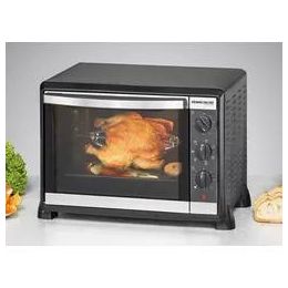 Rommelsbacher Minibackofen "BG 1550 Back/Grill-Ofen", schwarz, B:48,5cm H:34cm T:38cm, Miniback&ouml;fen, Minibackofen