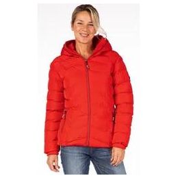 Steppjacke LPO "GILMOUR MELVILLE II Women", Damen, Gr. 36/38 (M), rot, 100% Polyester, figurbetont, mit innenliegendem Gummizug, Jacken Steppjacke, auch in Gro&szlig;en Gr&ouml;&szlig;en erh&auml;ltlich
