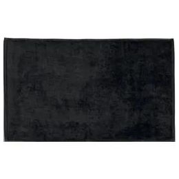 M&ouml;ve Badematte M&Ouml;VE "Bamboo", schwarz, H:1mm, Baumwolle, Viskose, Badematten, Badematte, Bambus-Zellstoff