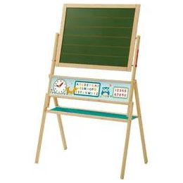 Standtafel Roba "Fuchs & Eule", beige (natur), Tafeln, Kinder, B/H/L: 69cm x 111cm, Holzwerkstoff, B:69cm H:111cm T:43cm