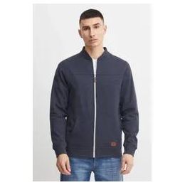 Sweatjacke Blend "BHArco", Herren, Gr. S, navy, Sweatware, 60% Baumwolle, 40% Polyester, unifarben, regular fit normal, ohne Ausschnitt, eingesetzt Rippb&uuml;ndchen, Sweatjacken Sweatjacke, Collegejacke mit Fleece-Innenseite
