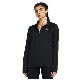 Trainingsshirt Under Armour "TECH", Damen, Gr. L, schwarz, Obermaterial: 100% Polyester, normal, hoch geschlossener Ausschnitt, Shirts, normale Schnittform, hoch geschlossener Ausschnitt, atmungsaktiv