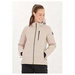 Skijacke WHISTLER "Drizzle", Herren, Gr. 42, grau (taupe), 100% Polyester, unifarben, normal, ohne Ausschnitt, Jacken Skijacke, in multifunktionaler und sch&uuml;tzender Qualit&auml;t