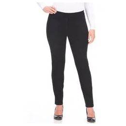 Jeansjeggings KjBRAND "JENNY", Damen, Gr. 42, N-Gr, schwarz, Denim/Jeans, Obermaterial: 78% Baumwolle, 18% Polyester, 4% Elasthan, unifarben, skinny fit lang, Jeans, angenehm weiche Quer-Stretch Qualit&auml;t