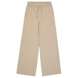 Jogginghose Alpha Industries "X-Fit Label Wide Jogger W", Damen, Gr. S, Normalgr&ouml;&szlig;en, beige (vintage sand), Obermaterial: 80% Baumwolle, 20% Polyester, Hosen Jogginghose