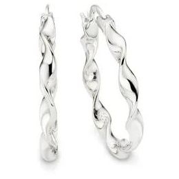 Paar Creolen Bruno Banani "Schmuck Geschenk Silber 925 Ohrschmuck Ohrringe", silber (silberfarben), Ohrringe, Damen, 26,8mm, Silber 925 (Sterlingsilber)