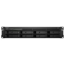 Synology NAS-Server "RS1221+ 8-Bay NAS-Rackmount", silber (schwarz, silberfarben), 4 GB, NAS-Server, NAS-Server