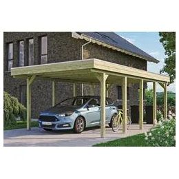 Skan Holz Einzelcarport SKANHOLZ "Friesland", gr&uuml;n, B/H/T: 221cm x, Carports