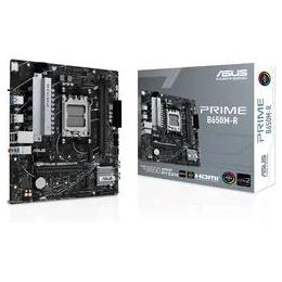 ASUS Mainboard "PRIME B650M-R", silber (silber, schwarz), B:23,6cm T:22,1cm, Mainboards