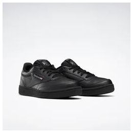 Sneaker Reebok CLASSIC "Club C", M&auml;dchen, Gr. 39, schwarz, Synthetik, Textil, Schuhe Sneaker