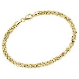 Armband Smart Jewel "Fantasiekette, gedreht, Silber 925", gold, Armb&auml;nder, Damen, 19cm, Silber 925 (Sterlingsilber), Armband