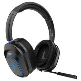 SADES Gaming-Headset "Carrier SA-203", schwarz (schwarz, blau), Kopfh&ouml;rer, kabellos, Stereo, Over Ear, Bluetooth 5.0, 2,4G, 3,5 mm