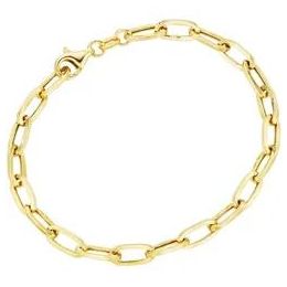 Armband Smart Jewel "Glieder oval, Silber 925", gold, Armb&auml;nder, Damen, 19cm, Silber 925 (Sterlingsilber), Armband