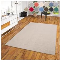 Teppich OTTO HOME "Fortis, Schlinge, Made in Netherlands", beige, B:240cm H:5mm L:240cm, Kunstfaser, Teppiche, Teppich, Uni Farben, gekettelt, auch als L&auml;ufer, strapazierf&auml;hig, Wohnzimmer