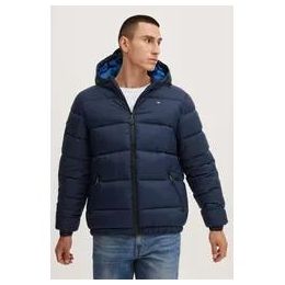 Steppjacke Blend "BHOuterwear", Herren, Gr. S, blau (marineblaus), 100% Nylon, Strukturmuster, regular fit normal, ohne Ausschnitt, eingesetzt Rippb&uuml;ndchen, Jacken Steppjacke, Stilvolle Winter-Steppjacke