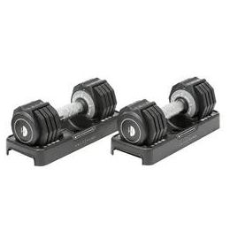 Hantel-Set HALF HUMAN "Verstellbares Hantel-Set 2x5 kg", schwarz, Hanteln, 10 kg, Stahl, Gewicht pro Hantel betr&auml;gt 5 kg