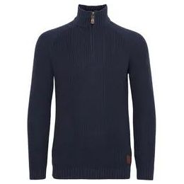 !Solid Troyer SOLID "Troyer SDXenox", Herren, Gr. S, blau (insignia b), Obermaterial: 100% Baumwolle CO., Pullover Troyer