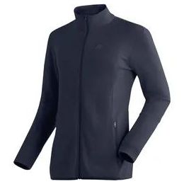 Fleecejacke Maier Sports "Sinaia M", Herren, Gr. 50, blau (dunkelblau), 100% Polyester, hoch geschlossener Ausschnitt, Jacken Fleecejacke, Herren Midlayer, atmungsaktiv und schnelltrocknend, Slim Fit