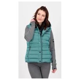 Steppweste LPO "GIMOUR VAIL VEST Women", Damen, Gr. 44L, blau, 100% Polyester, tailliert, Westen Steppweste, zum Wenden