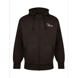 SikSilk Sweatjacke 'Essentials Full Zip Hoodie' Herren Gr&ouml;&szlig;e L braun