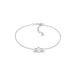 Elli Armband 'Lotusblume' Damen Gr&ouml;&szlig;e 16 silber
