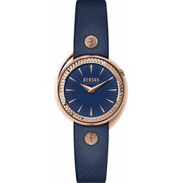 Versace Analoguhr Damen Gr&ouml;&szlig;e One Size navy / gold
