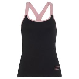 Vivance Sporttop 'Active' Damen Gr&ouml;&szlig;e XS pink / schwarz